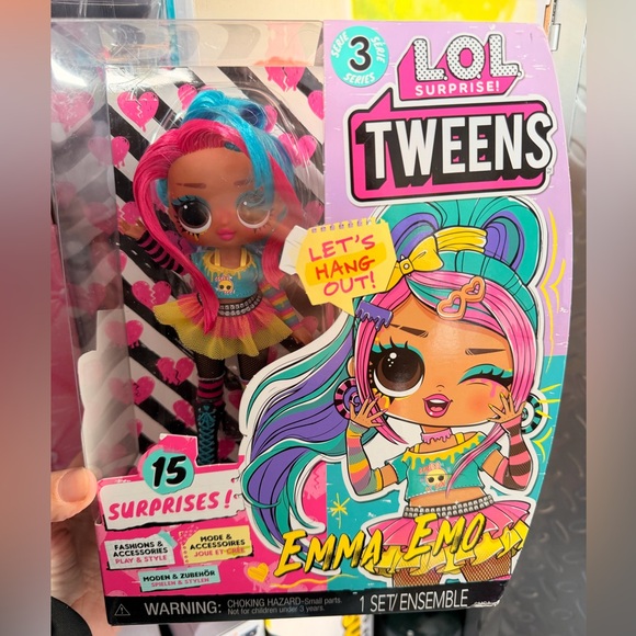 L.O.L. Surprise! | Toys | Lol Surprise Tweens Emma Emo Doll With Pink ...